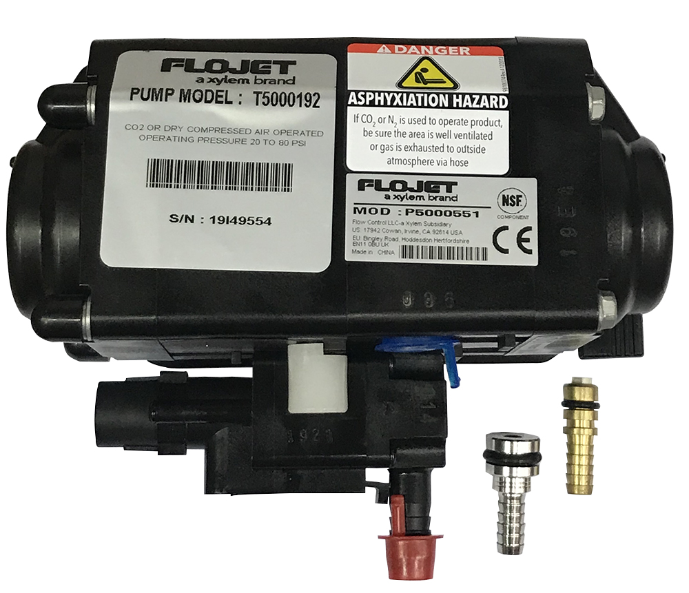 FLOJET T5000 BIB PUMP-1/4" SS OUTLET & GAS STRT - CBS Inc.